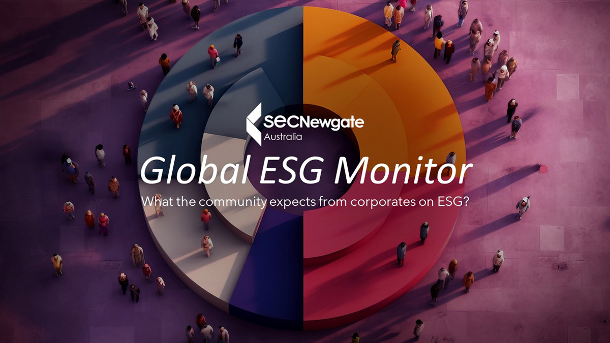 Australians demanding action on ESG - SEC Newgate ESG Monitor